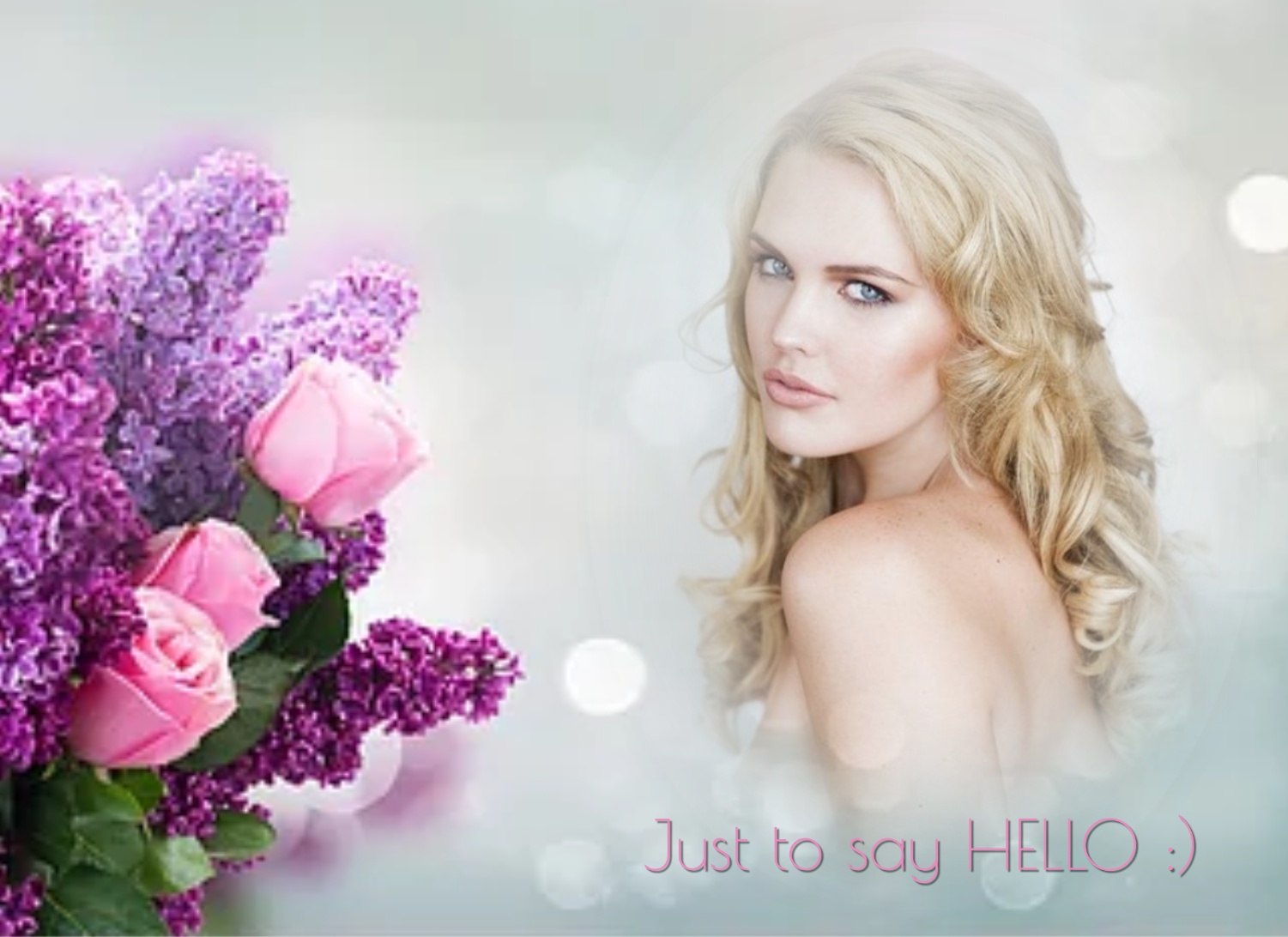 Jezebel64's Floral - Bouquet Have A Great Day Thinking Of You Pink Rose ...