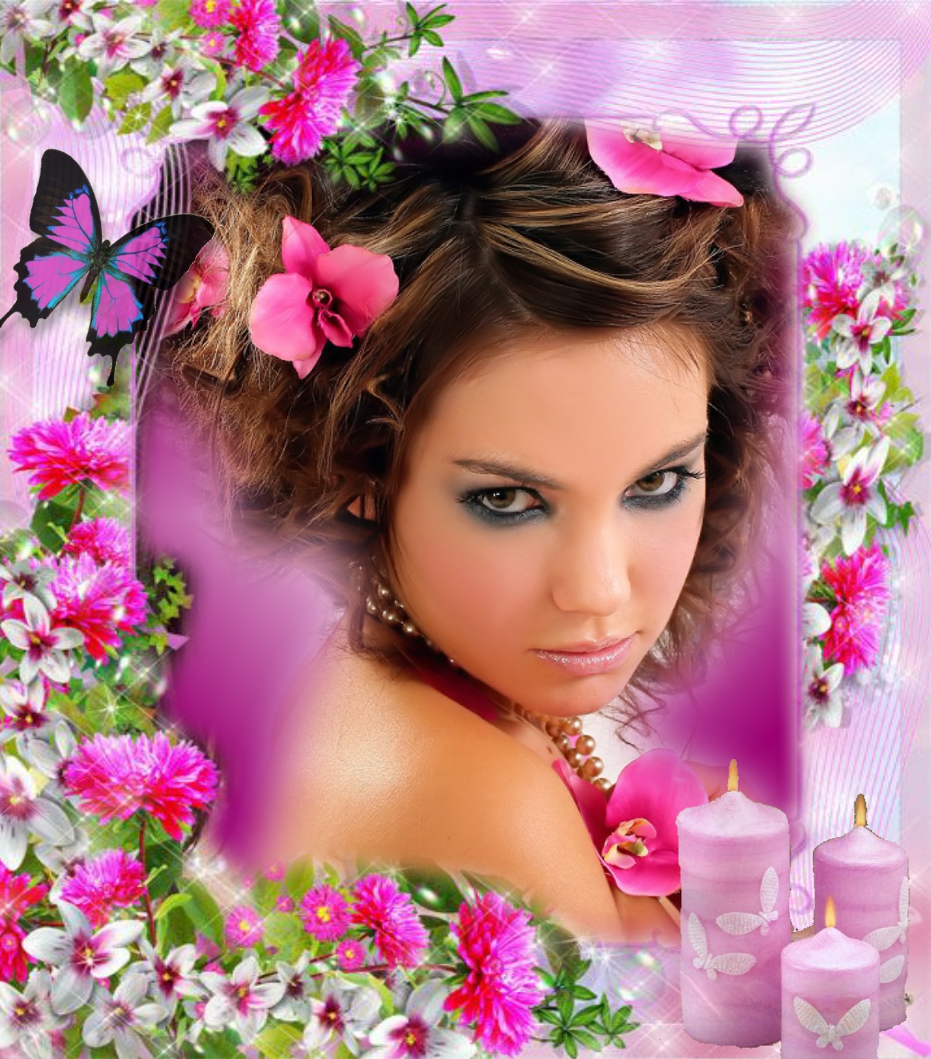 marialedesma1958's Girly Girl Frames - 2012 March - Hot Pink Move ...