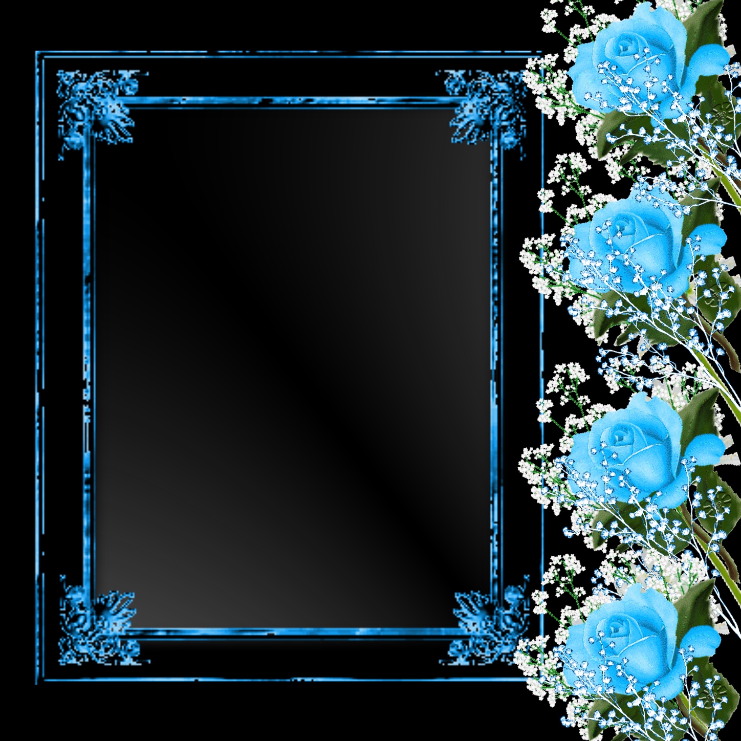 Maria Duran's Picture Frames - 2010 January - blue frame Esamary69 ...