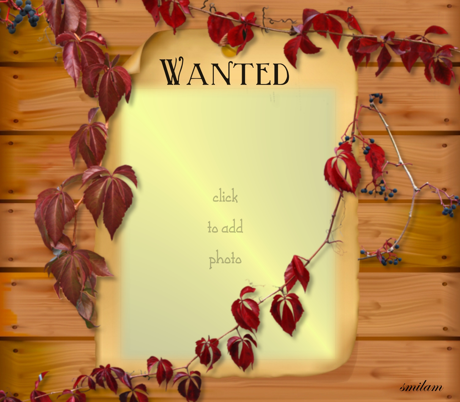 smilam's Fun Frames - Face Cut Outs - Wanted Sign - Wanted Sign ...