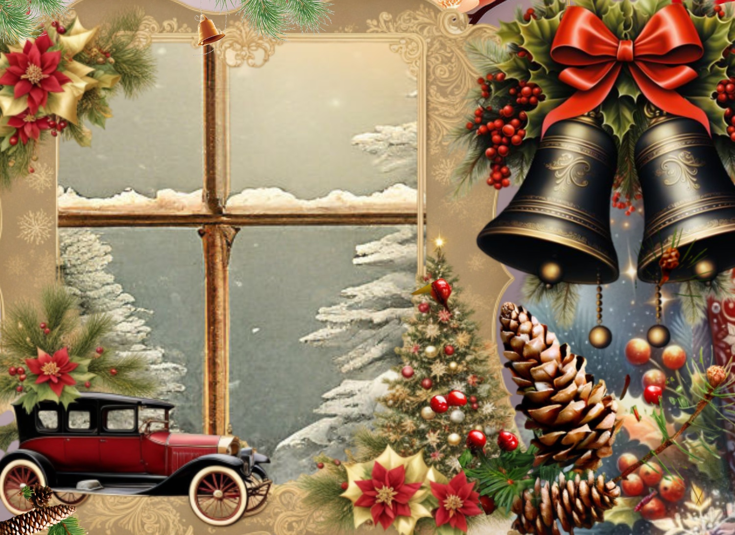 Emily50's Christmas Frame - Merry Christmas Winter ColorfulHappy ...