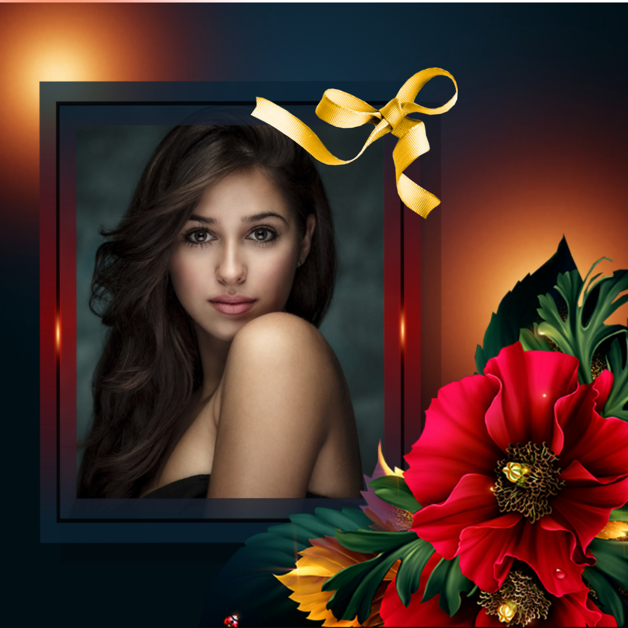 Nette's KimiArt Frame - KimiArt Frames - Photo Frame Girly Girl Nette ...