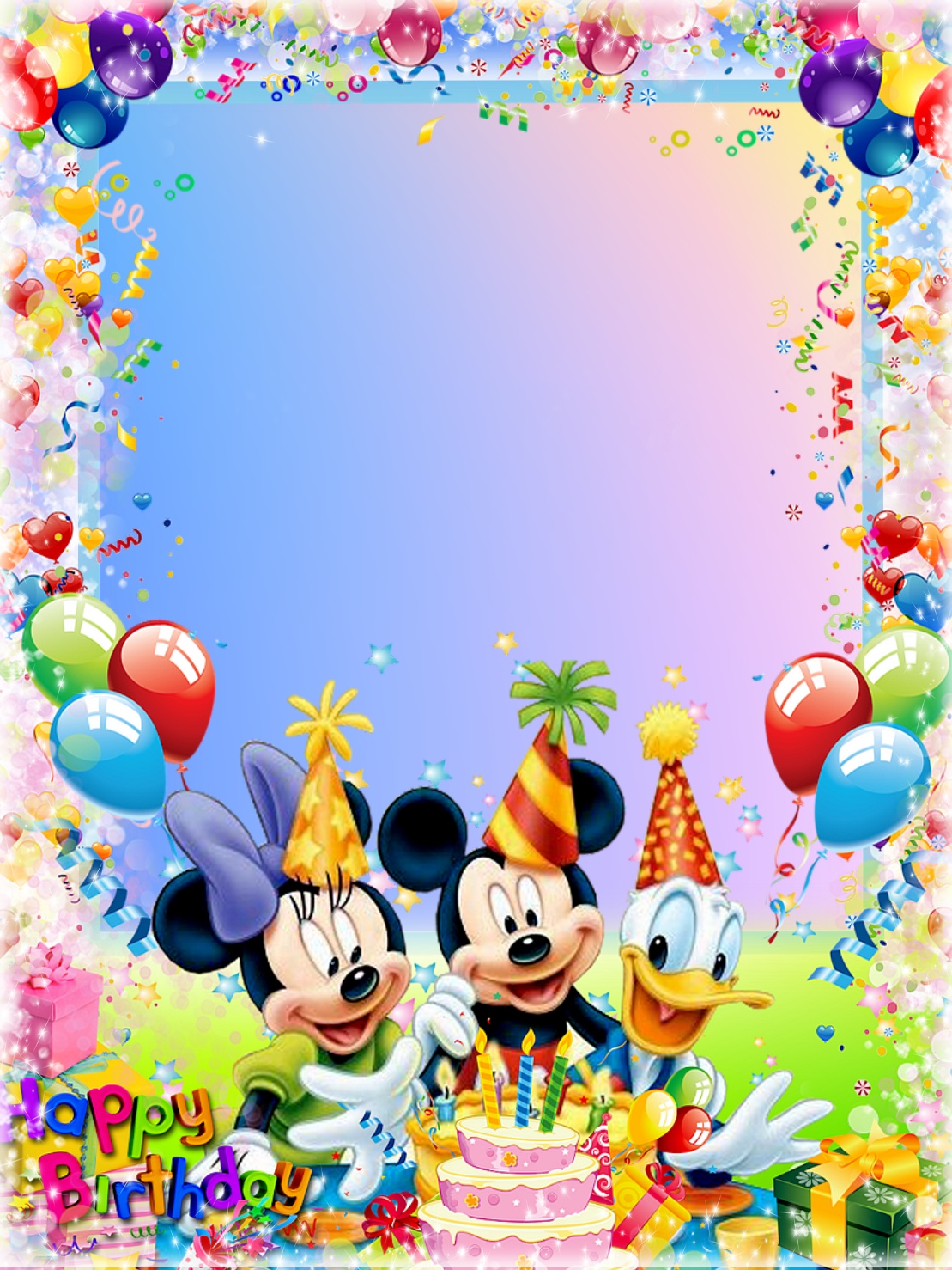 Sinnlich's Birthday Frames - 2023 - Mickey Disney Sinnlich Happy ...