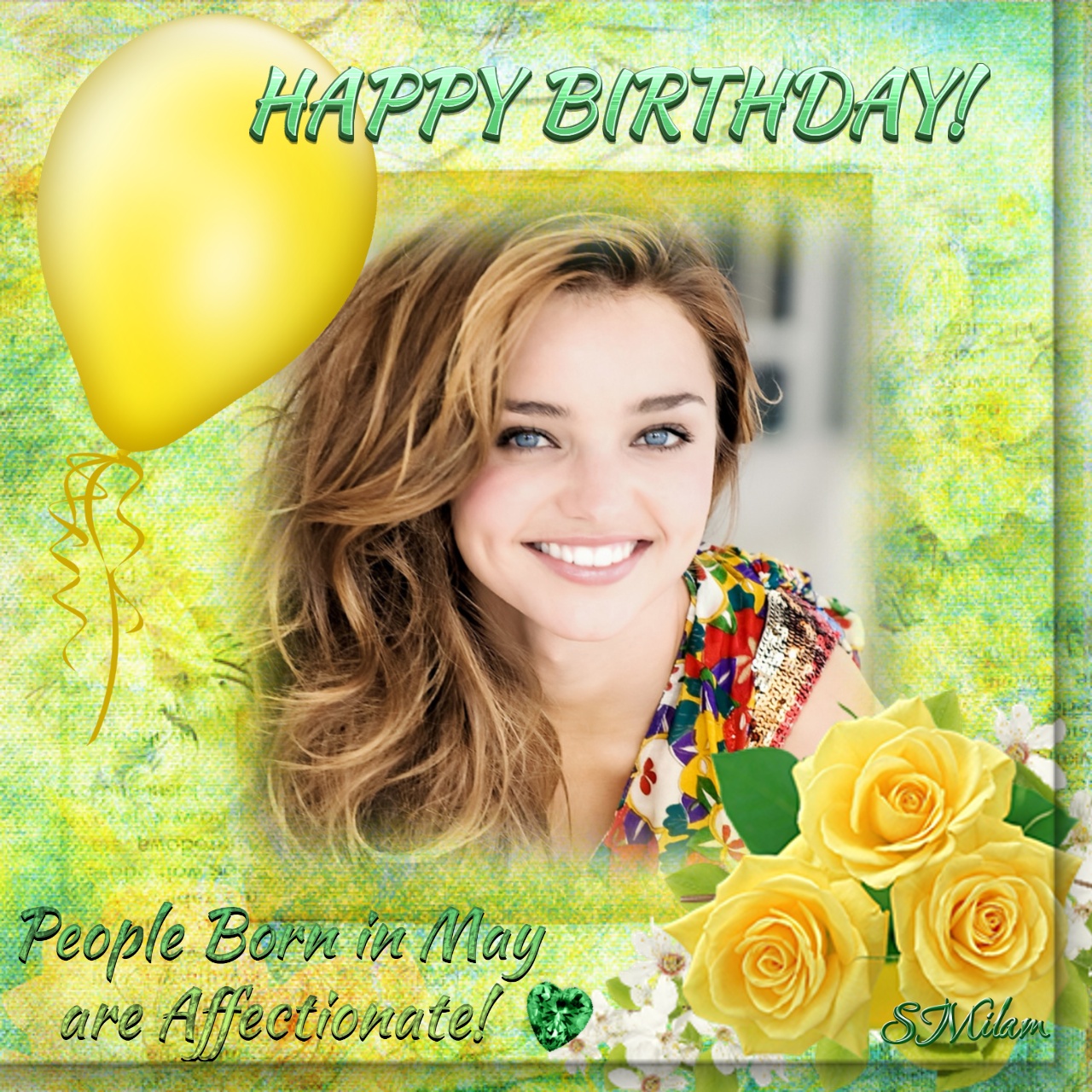 smilam's Birthday Frames - 2020 Birthday Frames - Happy May Birthday ...