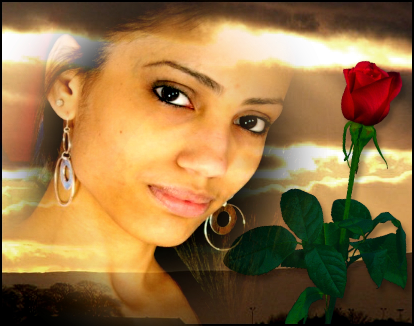 ZingerBug's Classic Kimi Frames - 2009 March - Beautiful Sky Rose ...