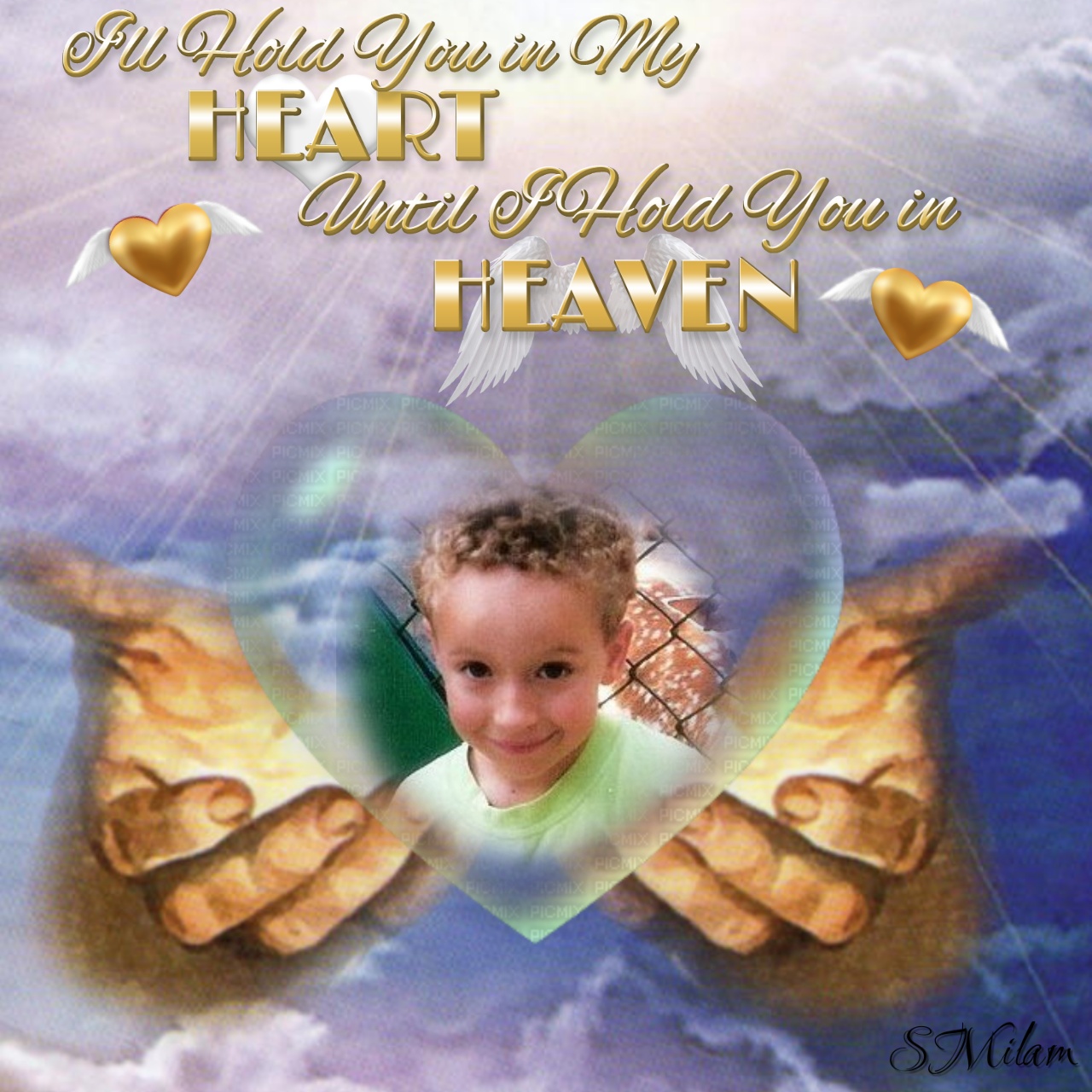 smilam's In Memory Of... Frames - In Loving Memory - I - I'll Hold You in My HEART Until I Hold ...