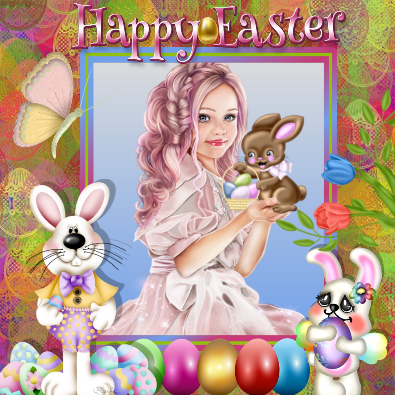It'sMichelle's Kids Playing and Laughing Frames - Happy Easter Easter ...