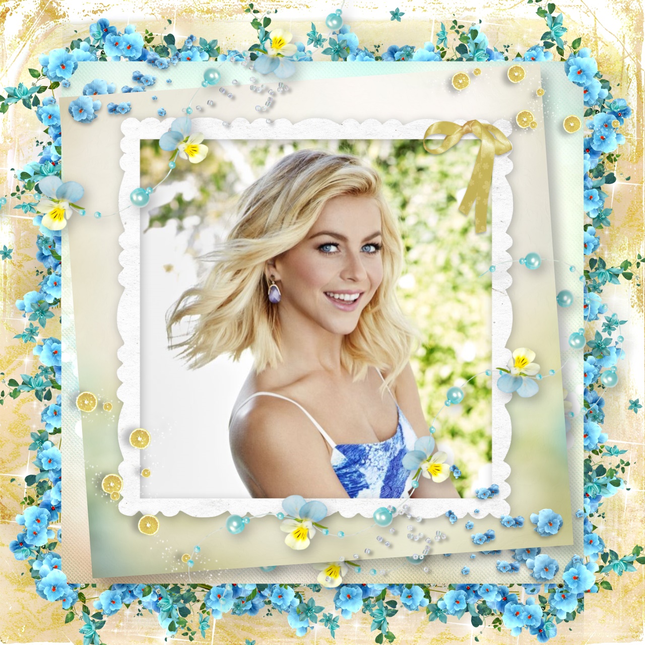 Elizabeth's SPRING & EASTER 🌸 🐰 🐣 - Spring Picture Frame Wildflowers ...