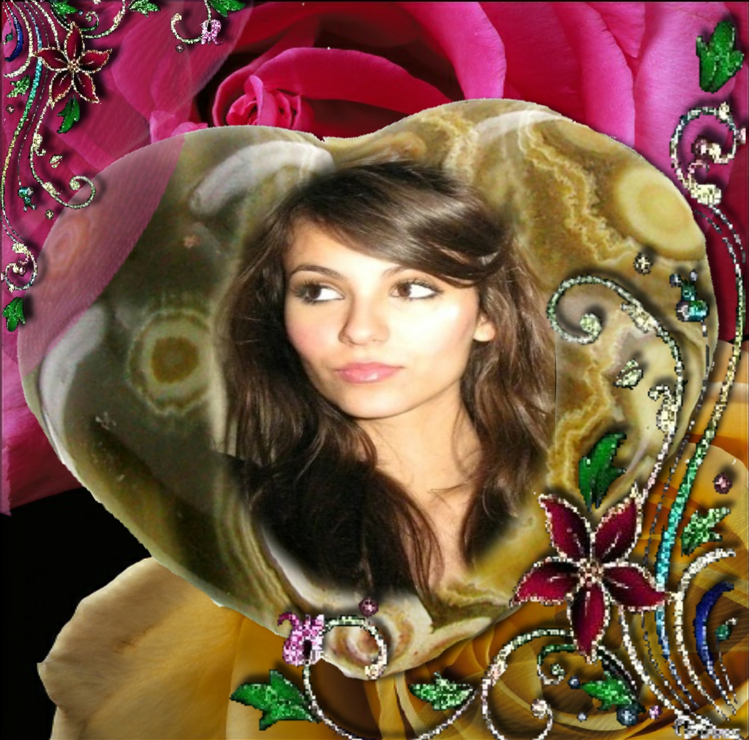 marialedesma1958's Girly Girl Frames - 2011 December - Yellow And Pink ...