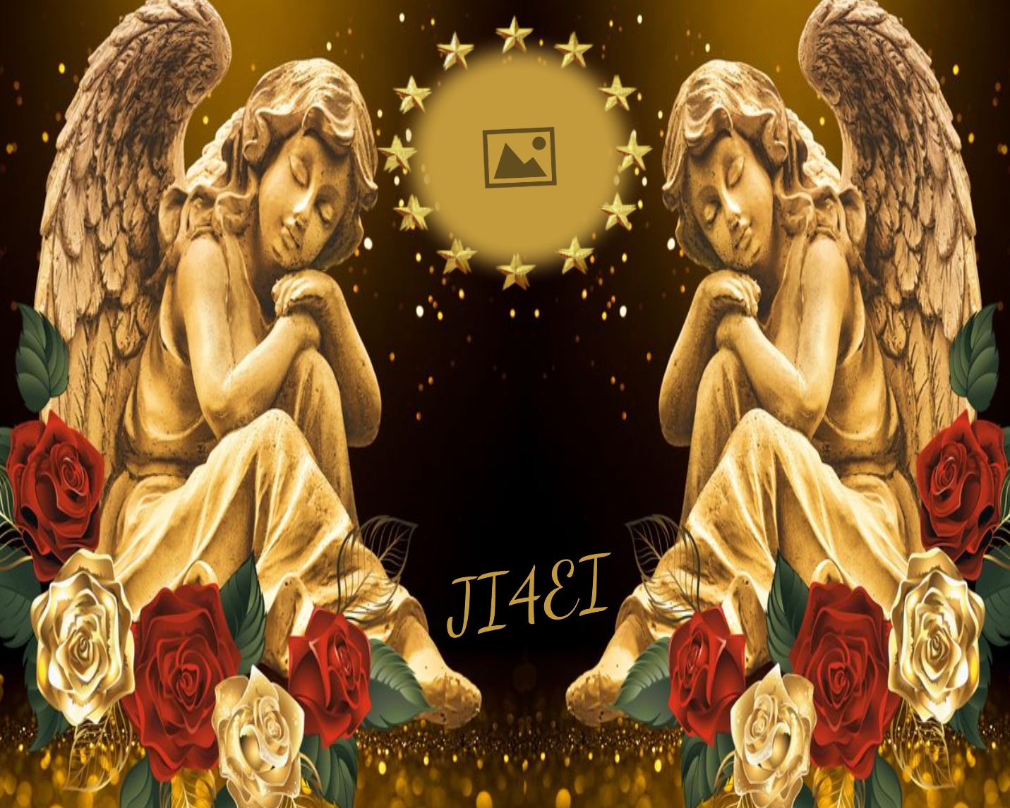 unitedheart's # Christian frame # - Watching Angels# - # Watching Angels#