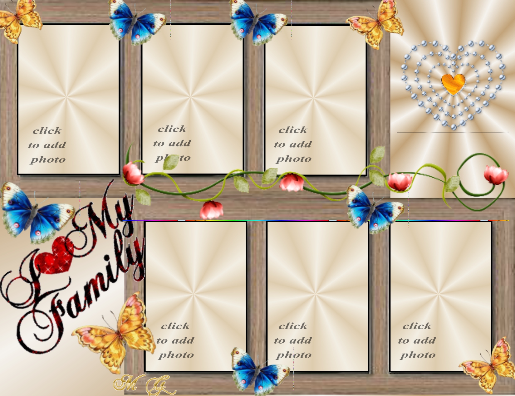 heniapak's My Family Frames - 2010 February - Hp- I love my family ...