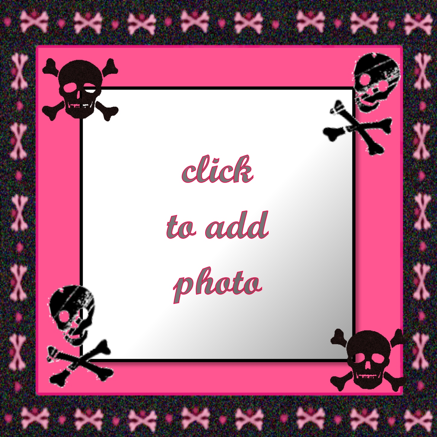 monatoo's Girly Girl Frames - 2012 April - Pink Skull - Pink Skull's N ...