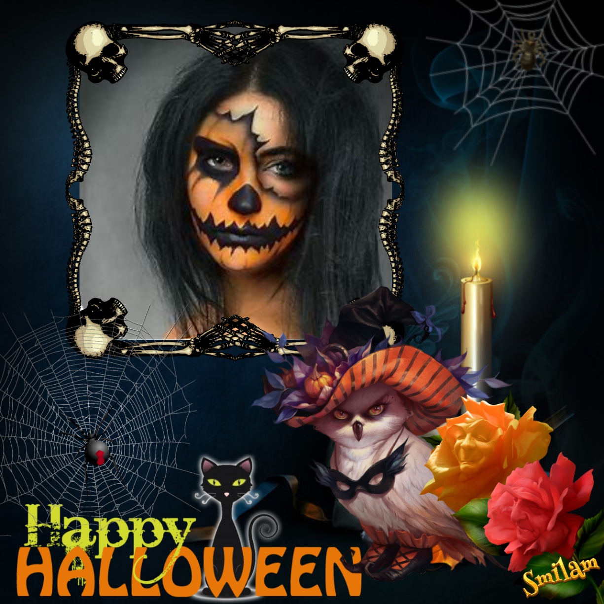 smilam's Halloween Frames - HAPPY HALLOWEEN Halloween frame with lots ...