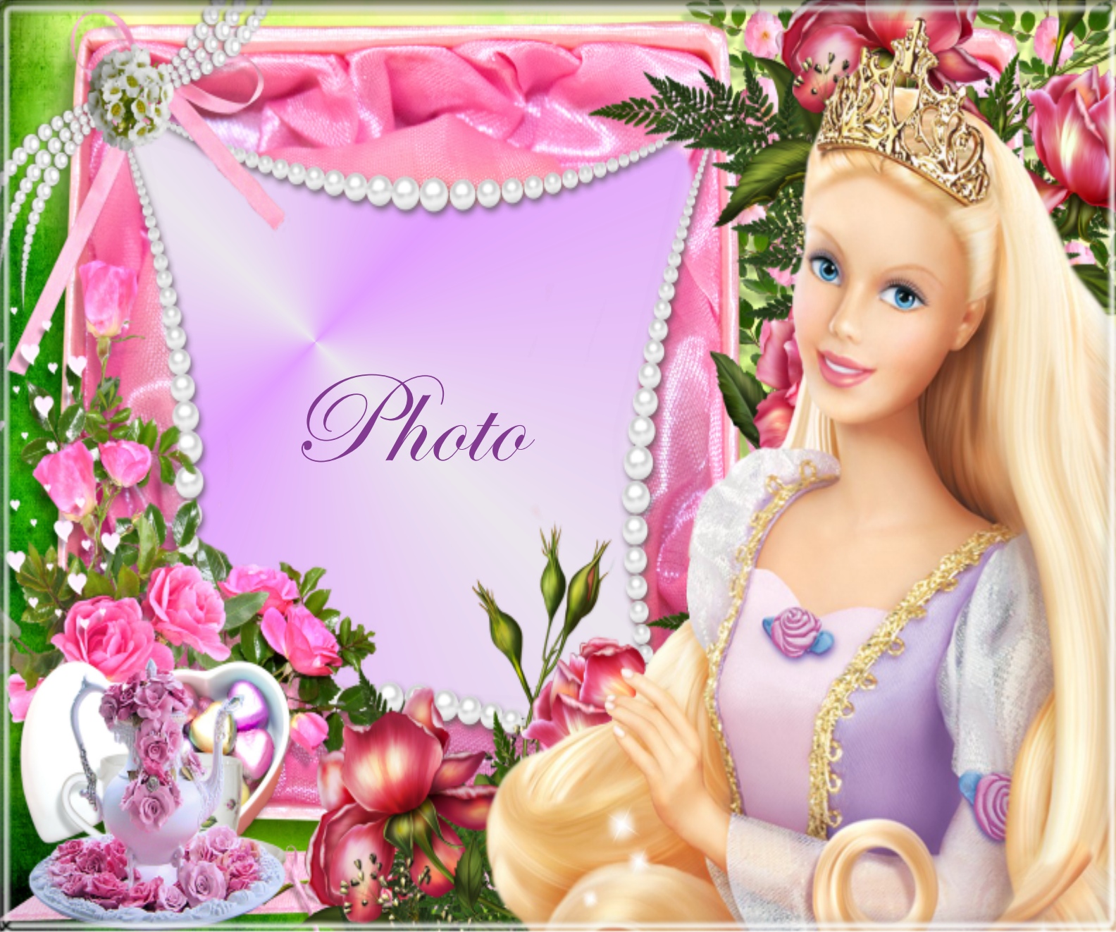 sonneedyta's Kids Playing and Laughing Frames - 2012 April - Barbie ...