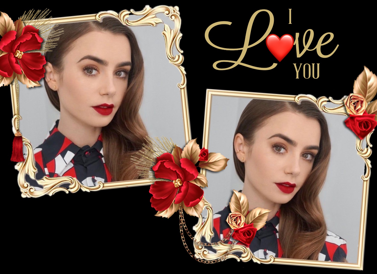 Nette's Double Photo Frames - I Love You Why I Love YouWe re In Love ...