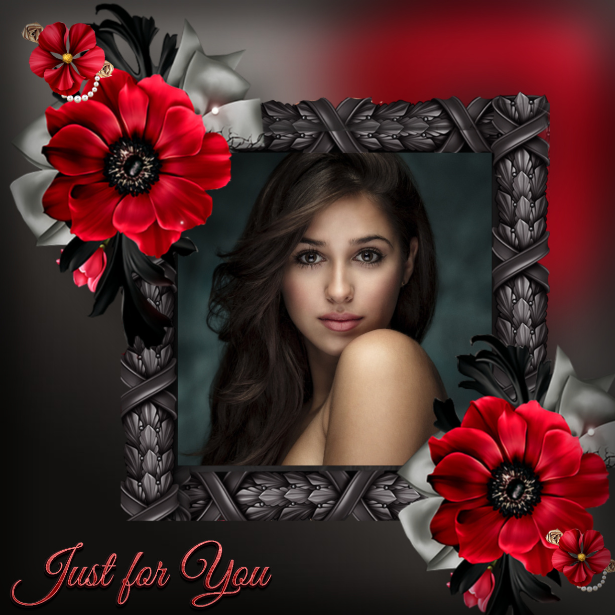 Nette's Digital Flowers Frames🌹 - Digital Flowers 2020🌸 - I Love You ...
