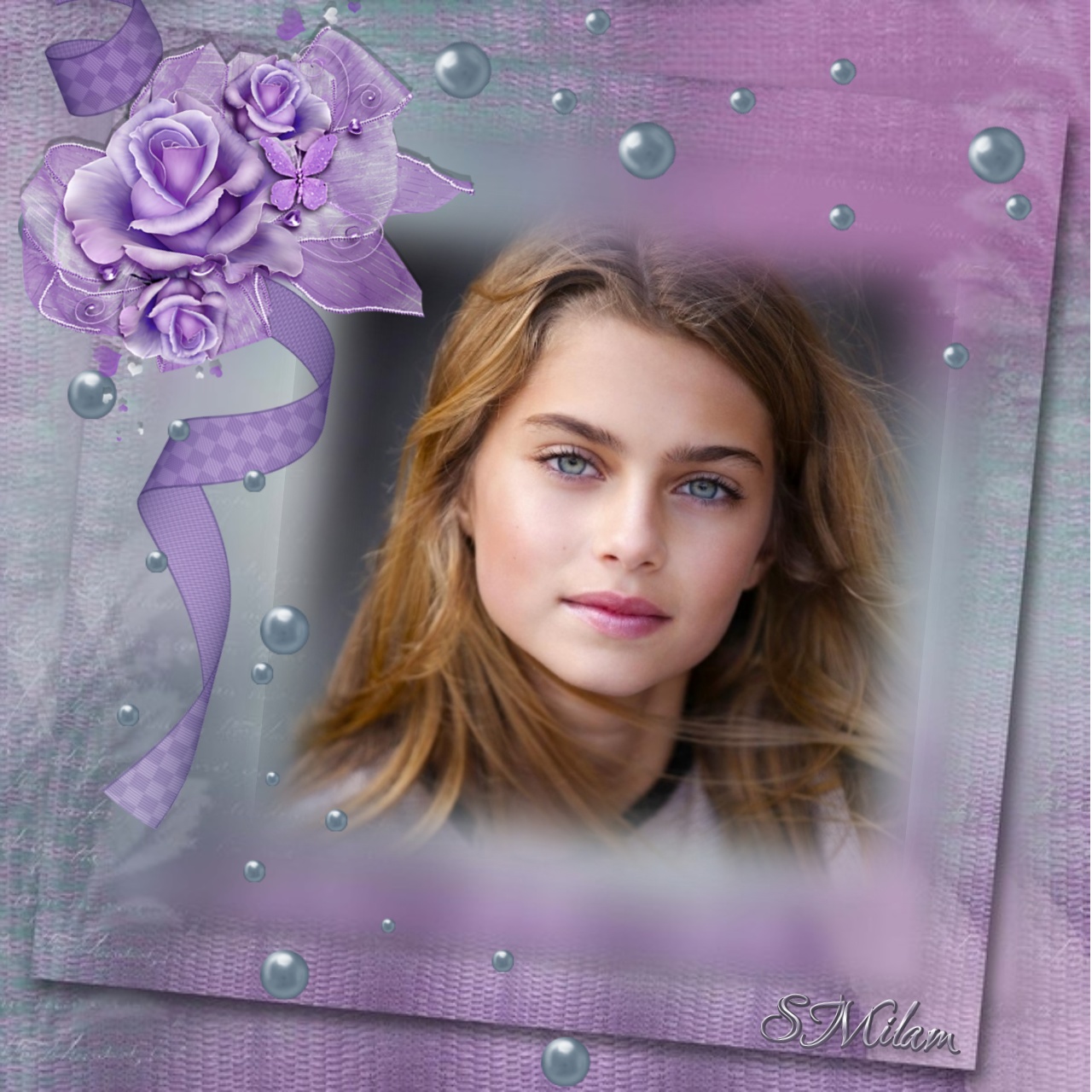 smilam's Picture Frames - Picture Frames 2020 - Beautiful Picture Frame Purple background with ...