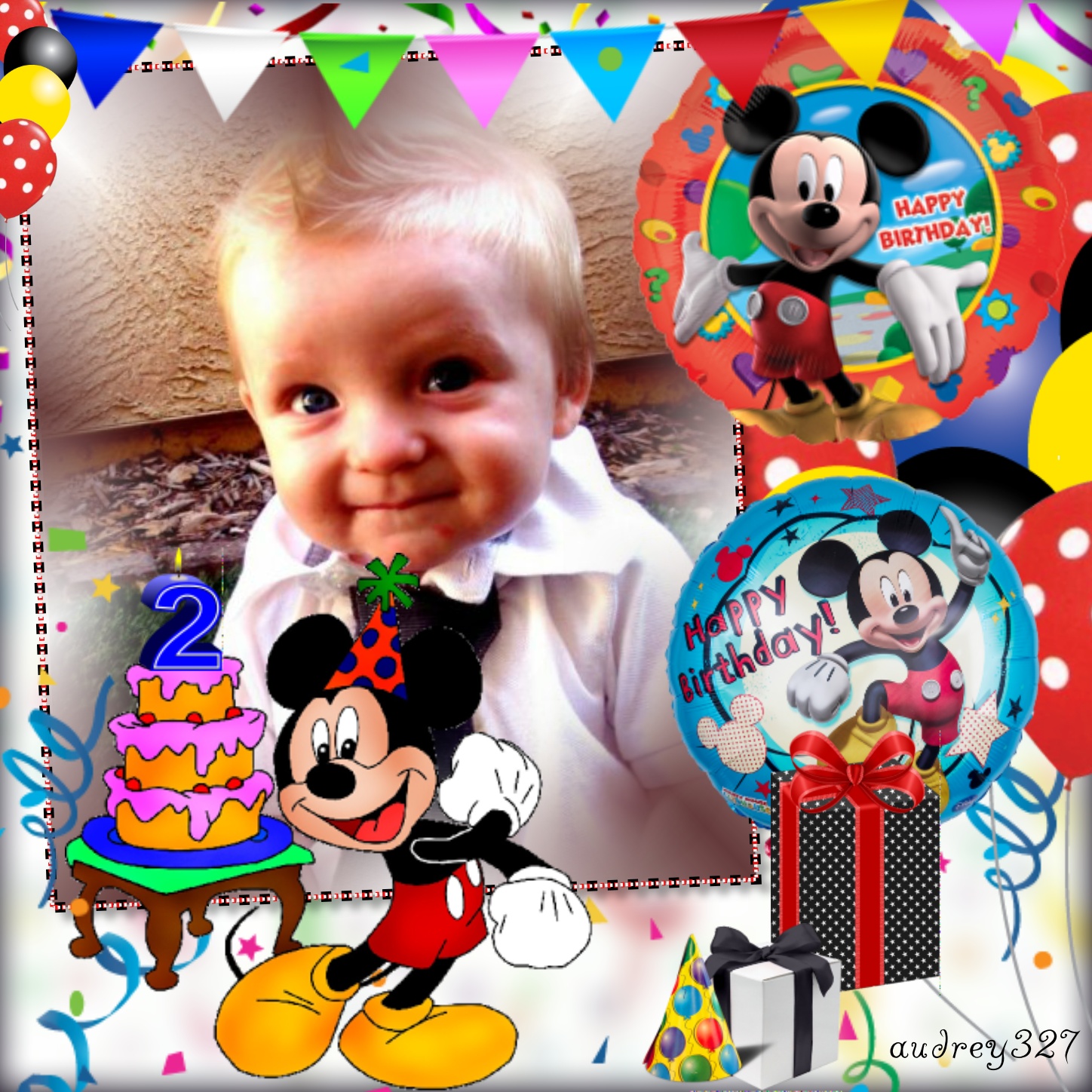 audrey327's Birthday Frames - 2016 - 2017 - Happy 2nd Birthday ...