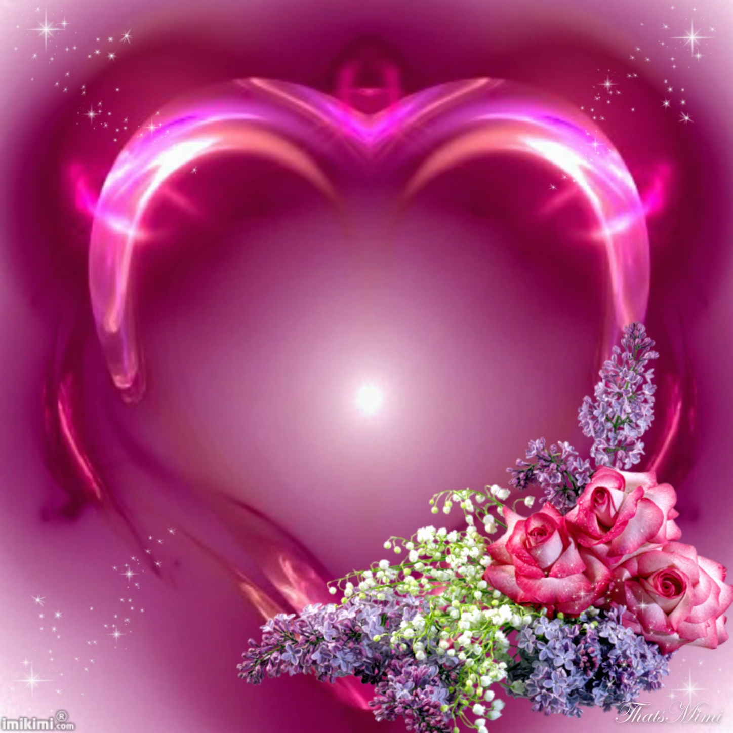 ThatsMimi's I Love You Frames - 2016 February - Purple Heart! - Purple ...