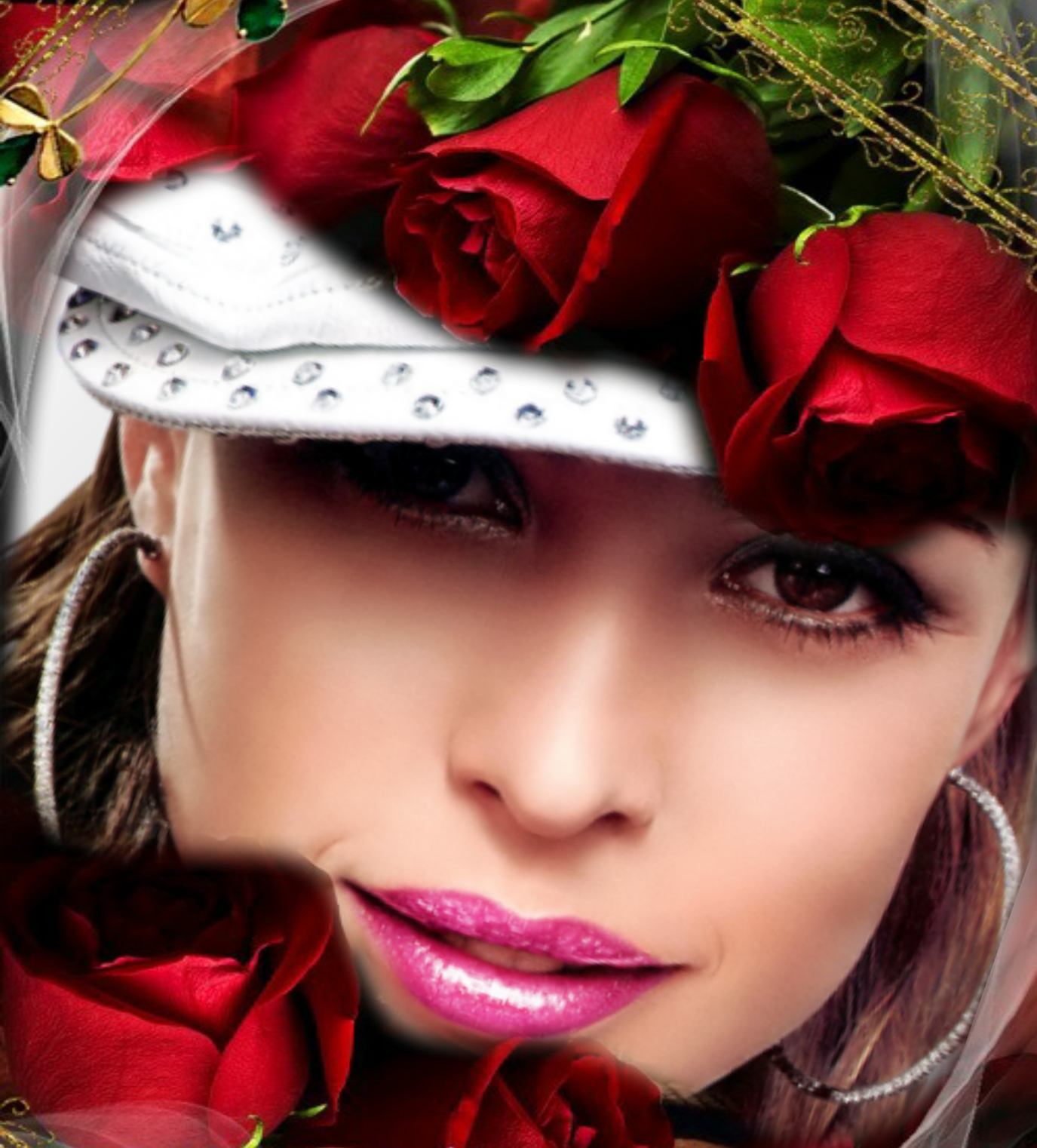 marialedesma1958's Girly Girl Frames - 2011 December - A Beautiful Face ...