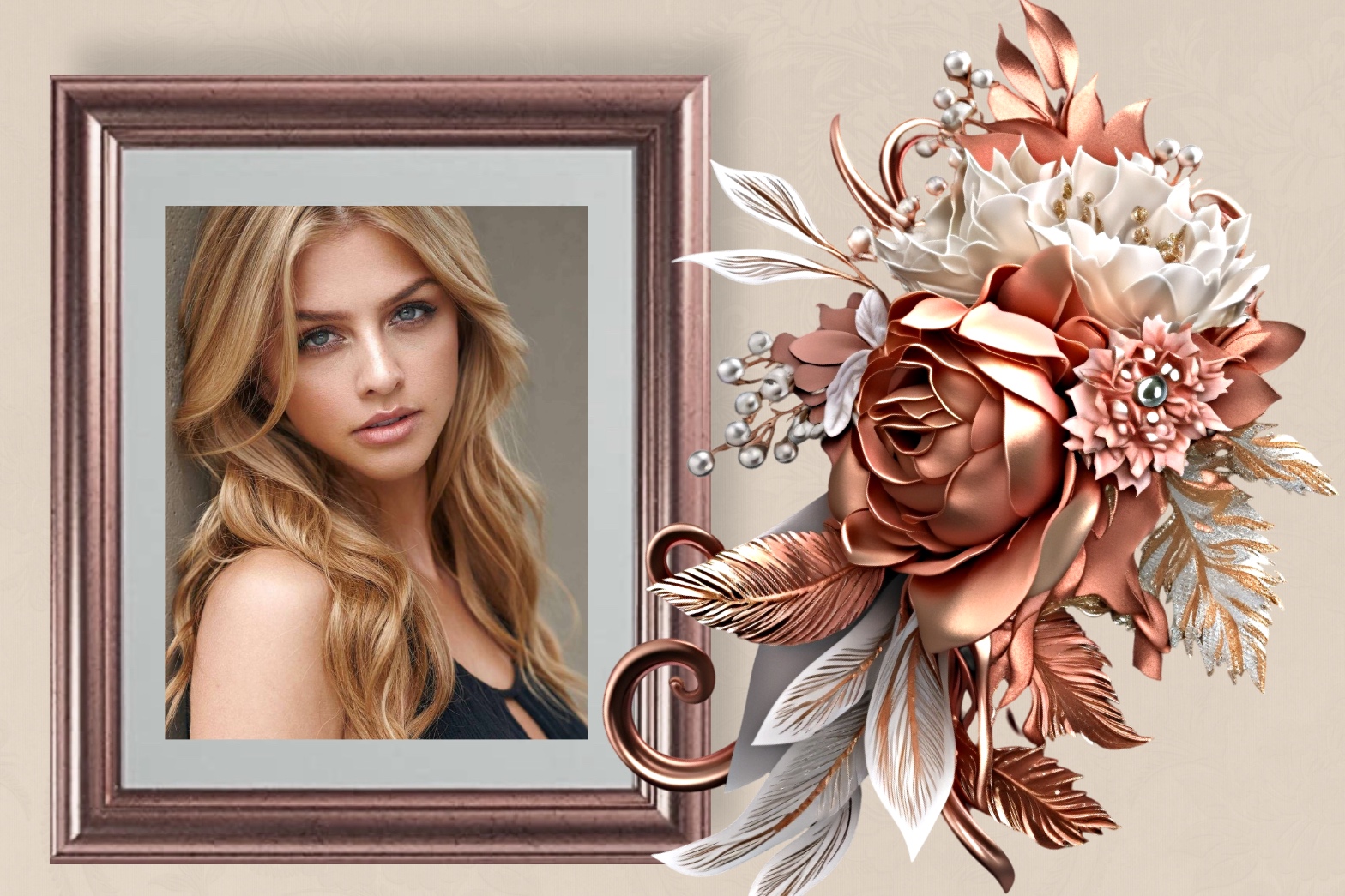 Nette's Portrait 🖼 - photo Frame Picture Frame Nette - photo Frame ...