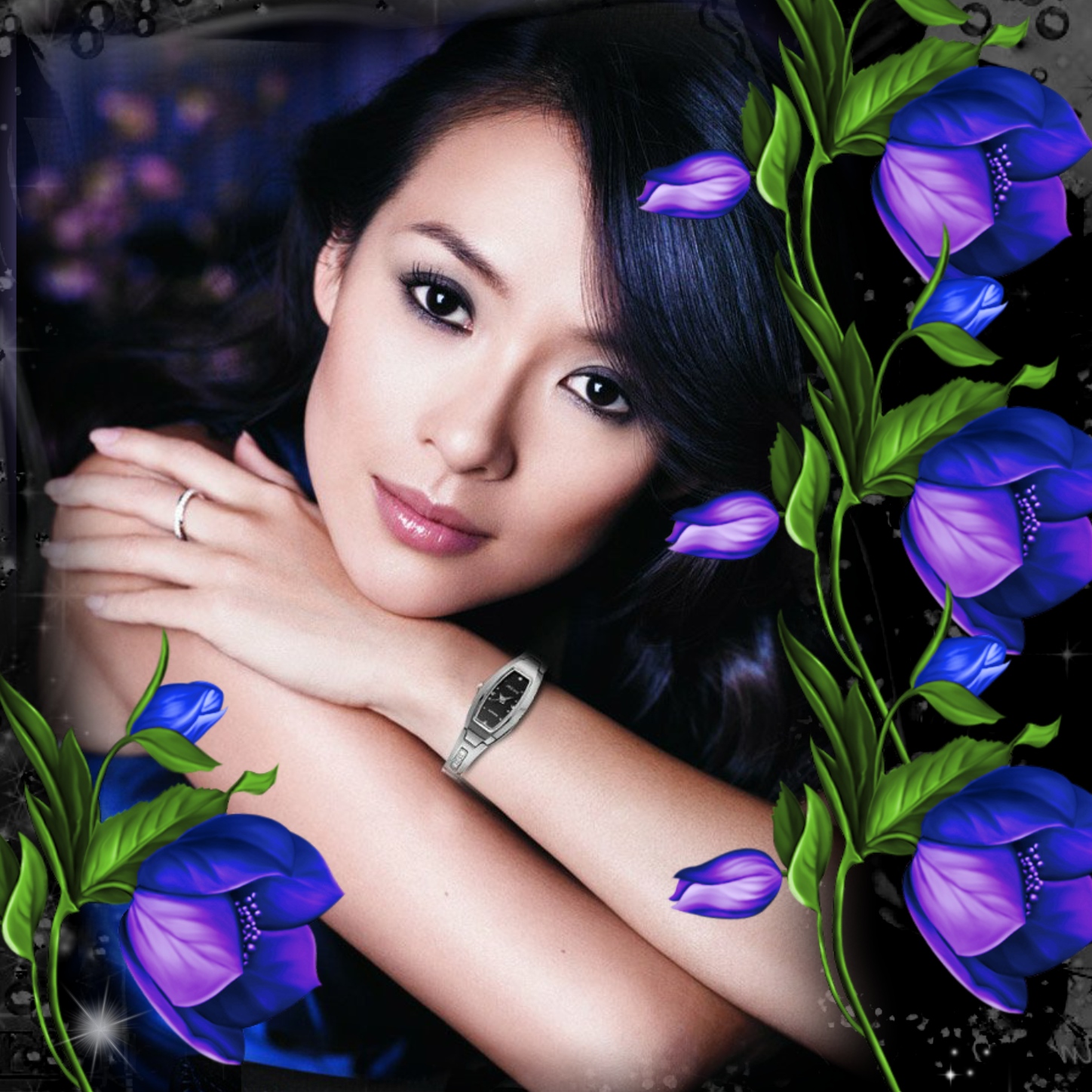 Emily50's Spring Frames - Spring goodeveningpurple - Spring goodeveningpurple