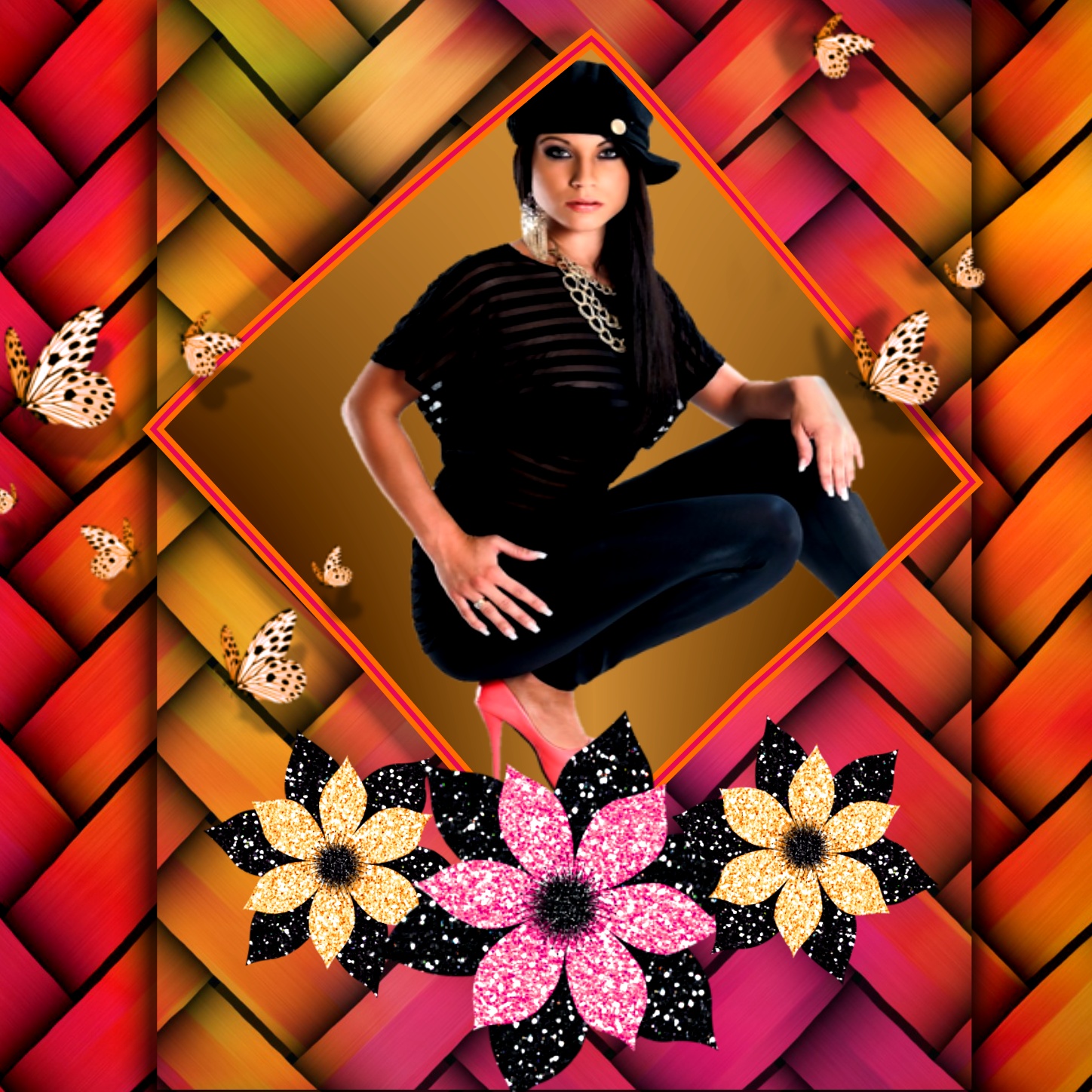 It'sMichelle's Fun Frames - 2015 July - Colorful weave Horror02 fun ...