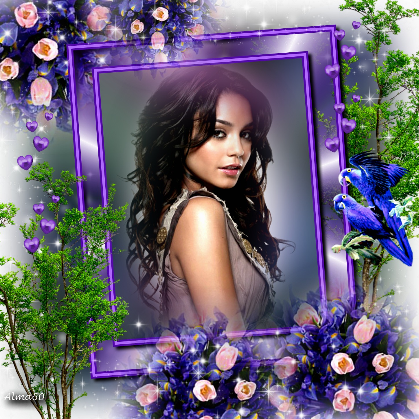 alma50's Picture Frames - 2011 September - Mixed of Purple and Blue ...