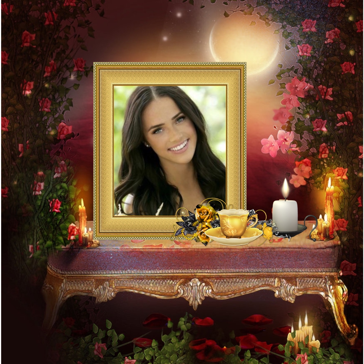 Nette's Girly Girl Frames👩‍🦳 - Alfresco# KimiArtFrame Imikimi Land ...