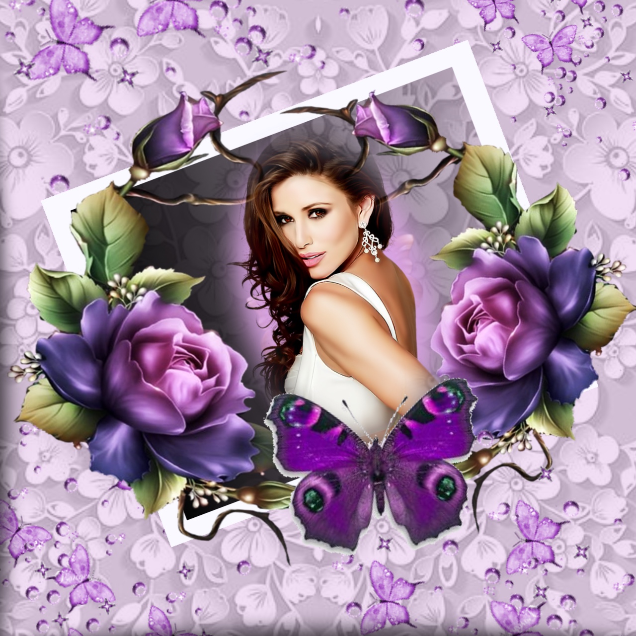 Wienie Coppen's Photos - beautiful frame purple - beautiful frame purple