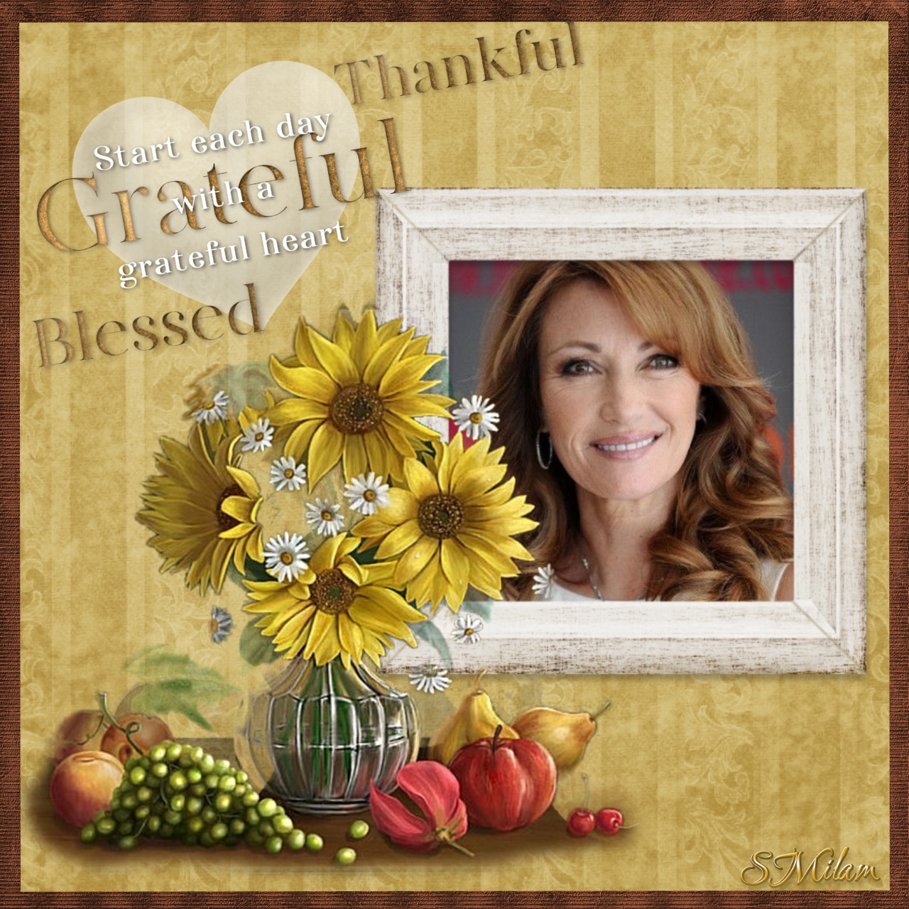 smilam's Thanksgiving Frames - Thanksgiving 2021 - Grateful, Thankful & Blessed Grateful ...