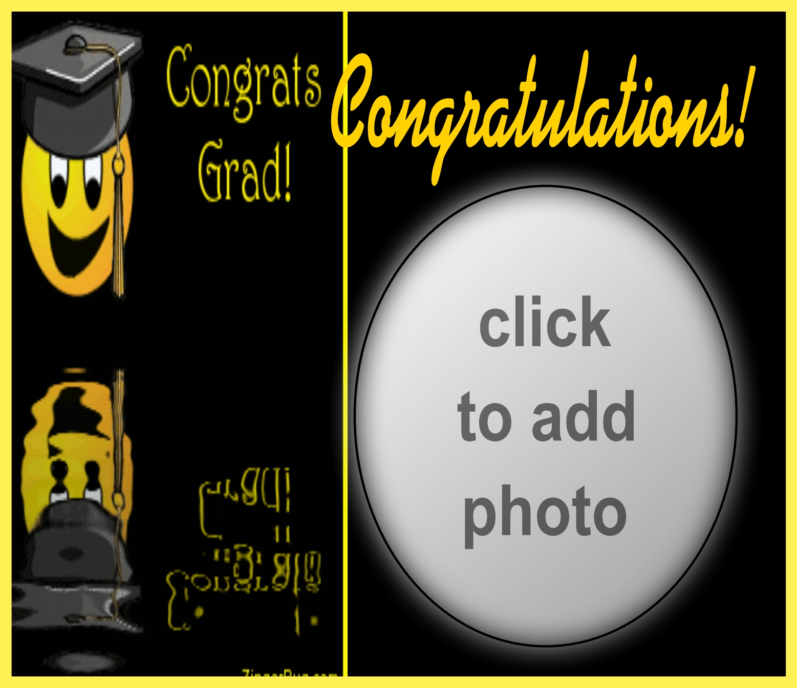 ZingerBug's What You Do Frames - 2008 - Congrats Grad Reflecting Smile ...