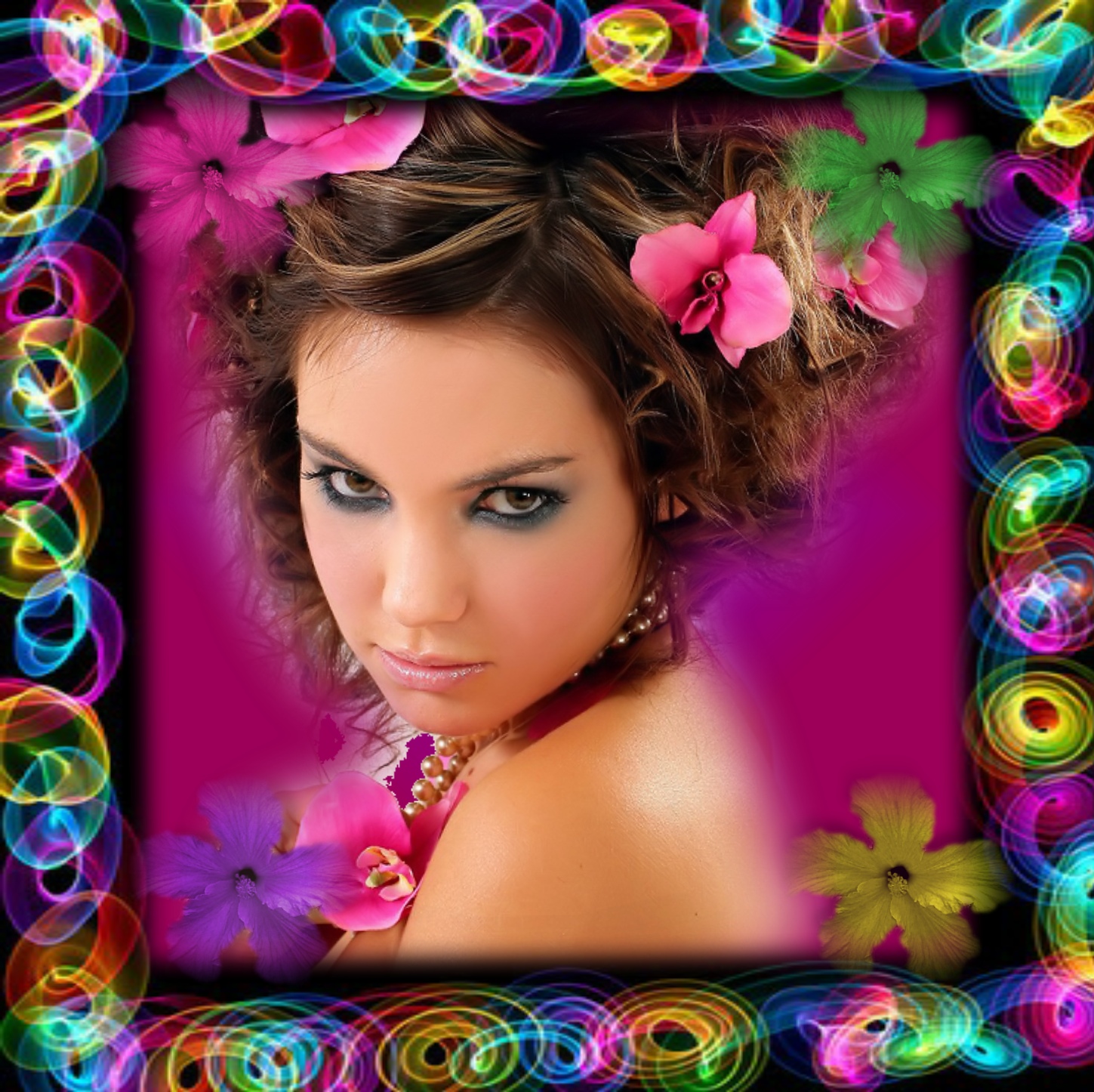 marialedesma1958's Girly Girl Frames - 2012 April - Colorful Abstract ...