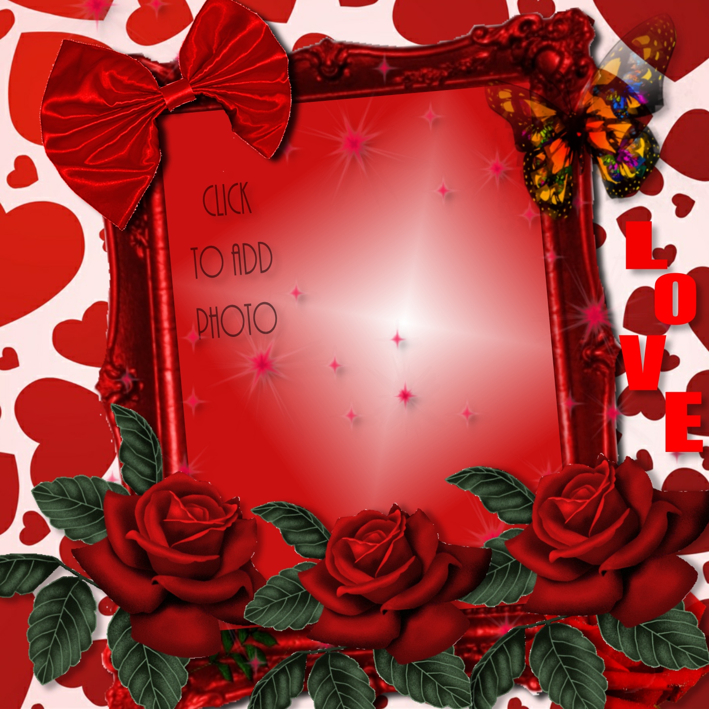 marialedesma1958's Valentine's Day Frames - 2012 February - Red Frame ...