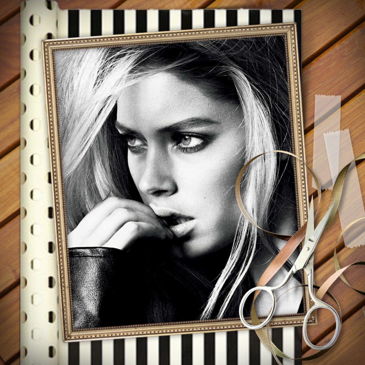 Jezebel64's Fun Frames - Gift Wrapped Jezebel64 Portrait Picture Frame ...