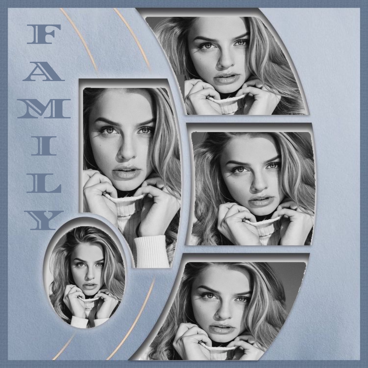 Nette's FamilyFrame Friends Frame - Family My Family Frame Family ...