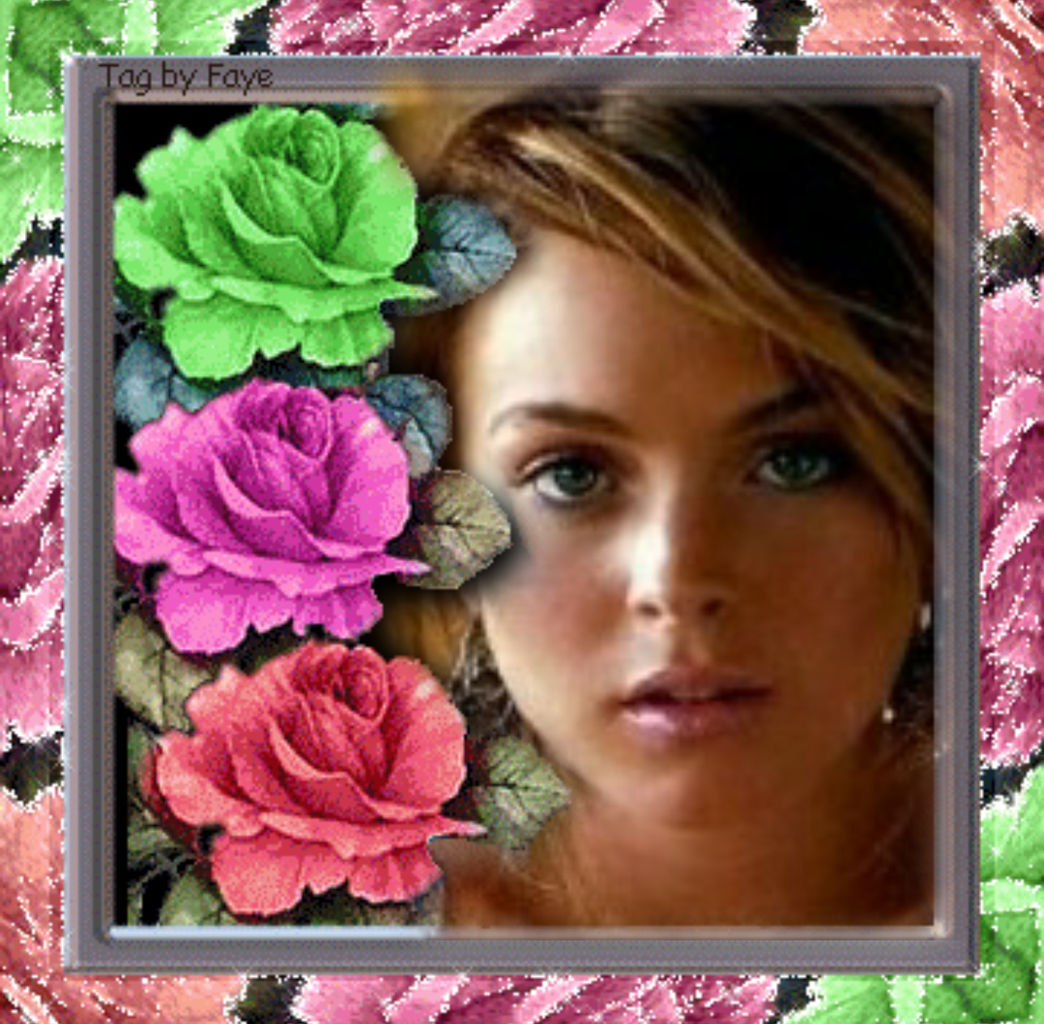 blingeemikoh's Picture Frames - 2008 December - Jazz Me -floral frame ...