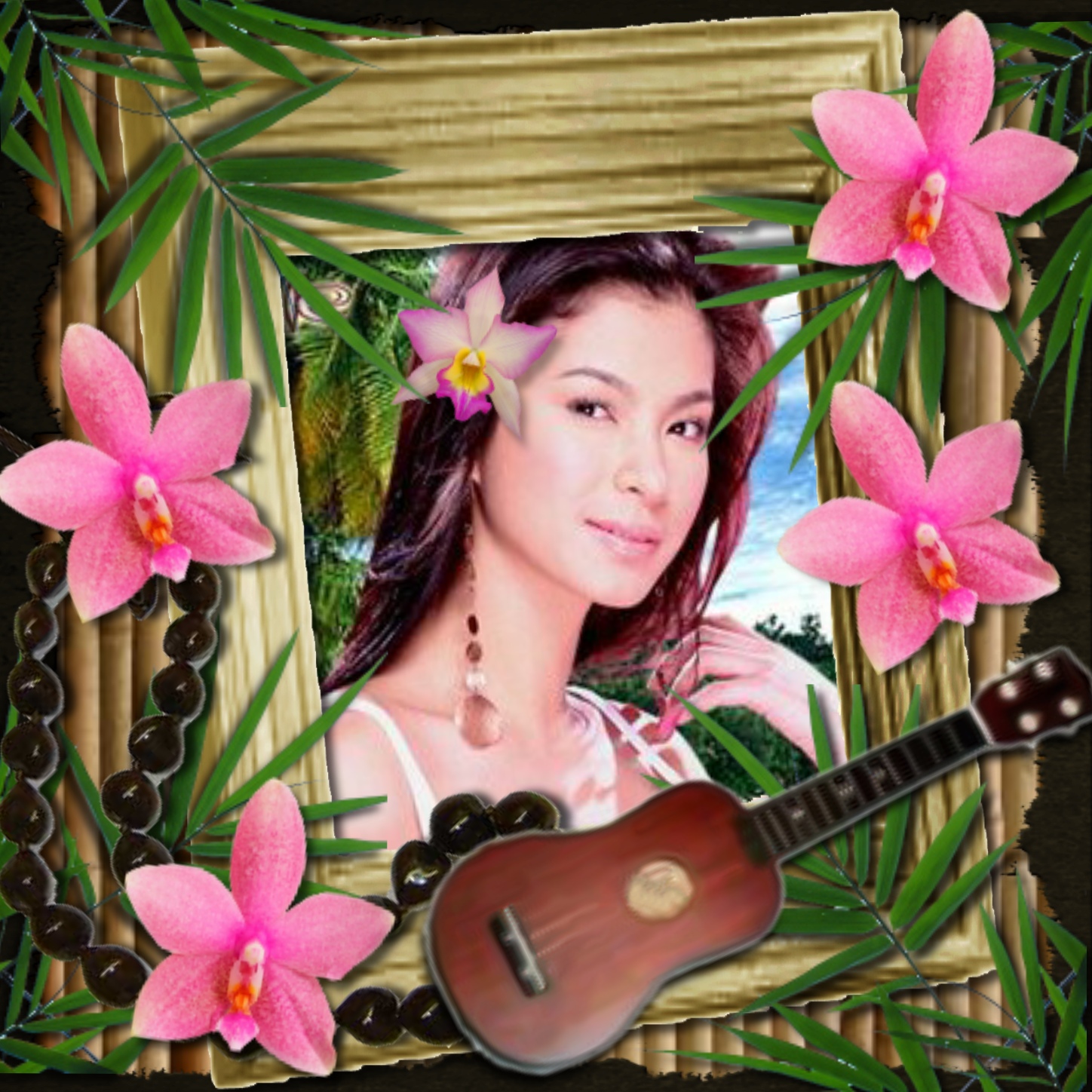 lyndip's Scrapbook Frames - 2009 February - Hawaiian beauty & orchid ...