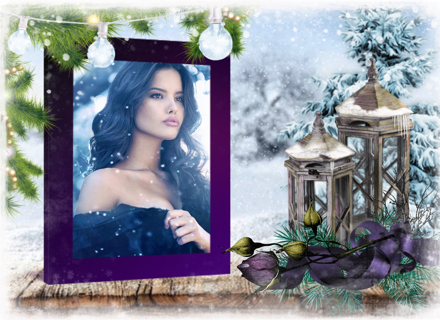 Nette's Winter Snow Frames☃️ ️ - Winter2021 - Winter2021 NetteFirst Day ...