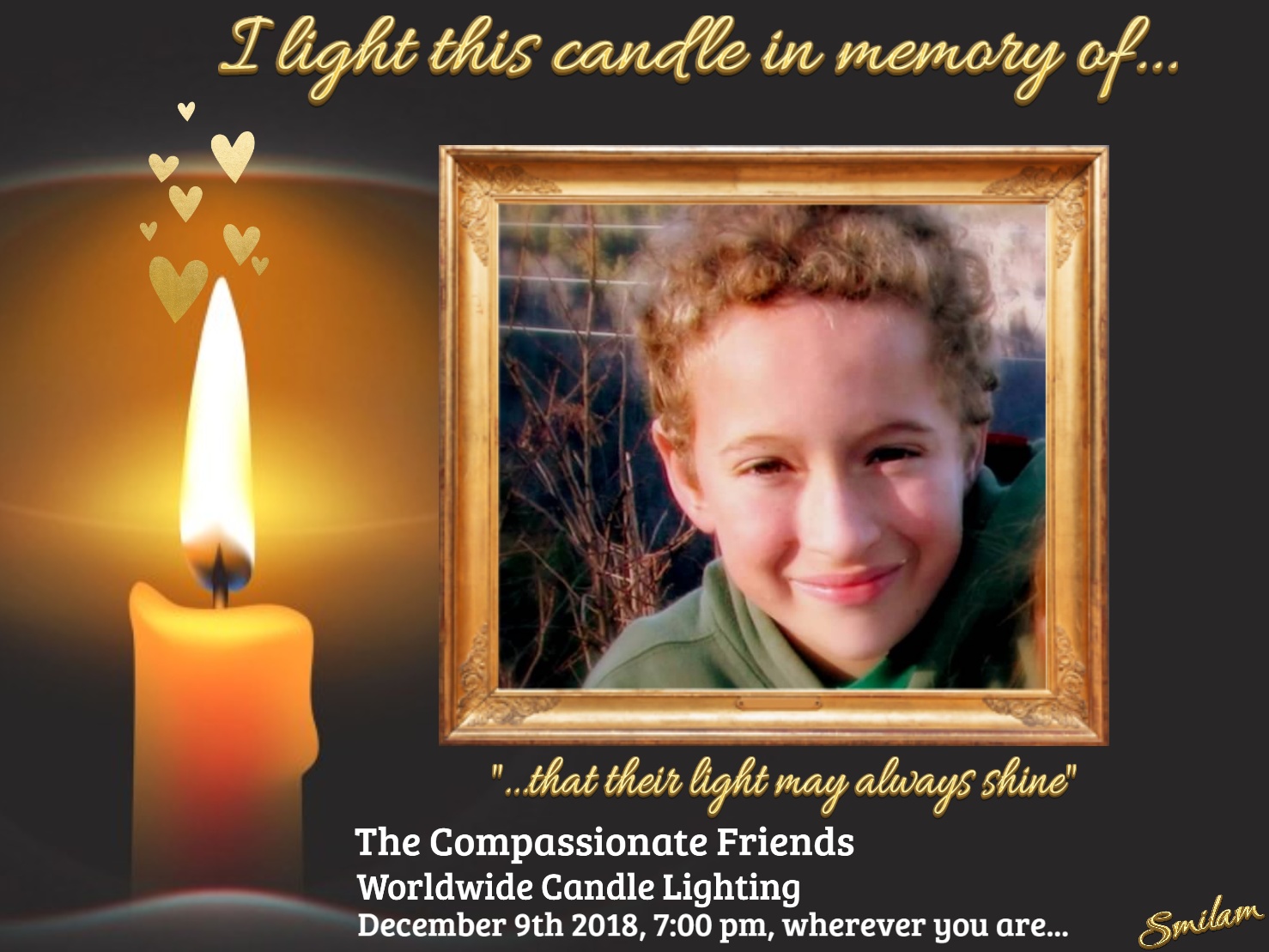 smilam's In Memory Of... Frames - In Loving Memory - The Compassionate Friends Worldwide Candle ...