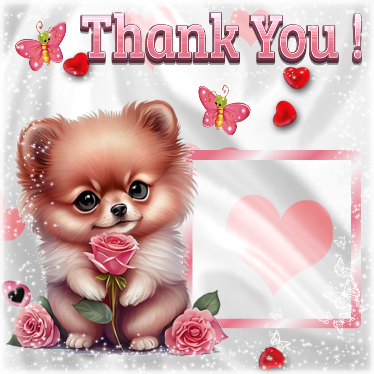 Sinnlich's Thank You Frames - 2023 - Cute Sinnlich Thank You Dogs Pink ...