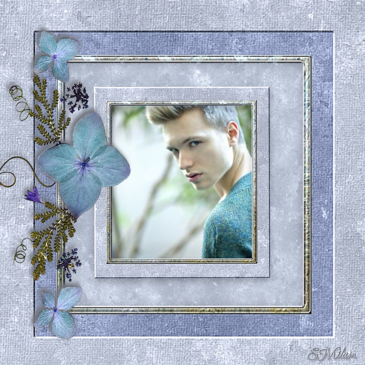 smilam's Picture Frames - Frames 2022 - Framed in Blue Frame Blue Frame ...