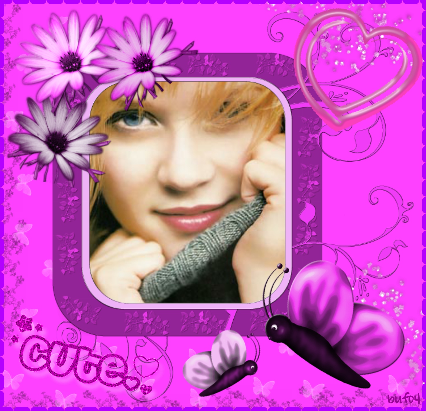 buf04's Picture Frames - 2009 - Think Pink Cute Frame thanx for using ...