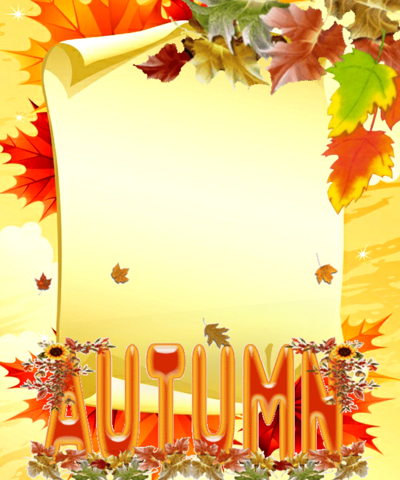 Emily50's Fall Frames (Vintage) - Autumn - Photo Frame Ghy01 fall ...