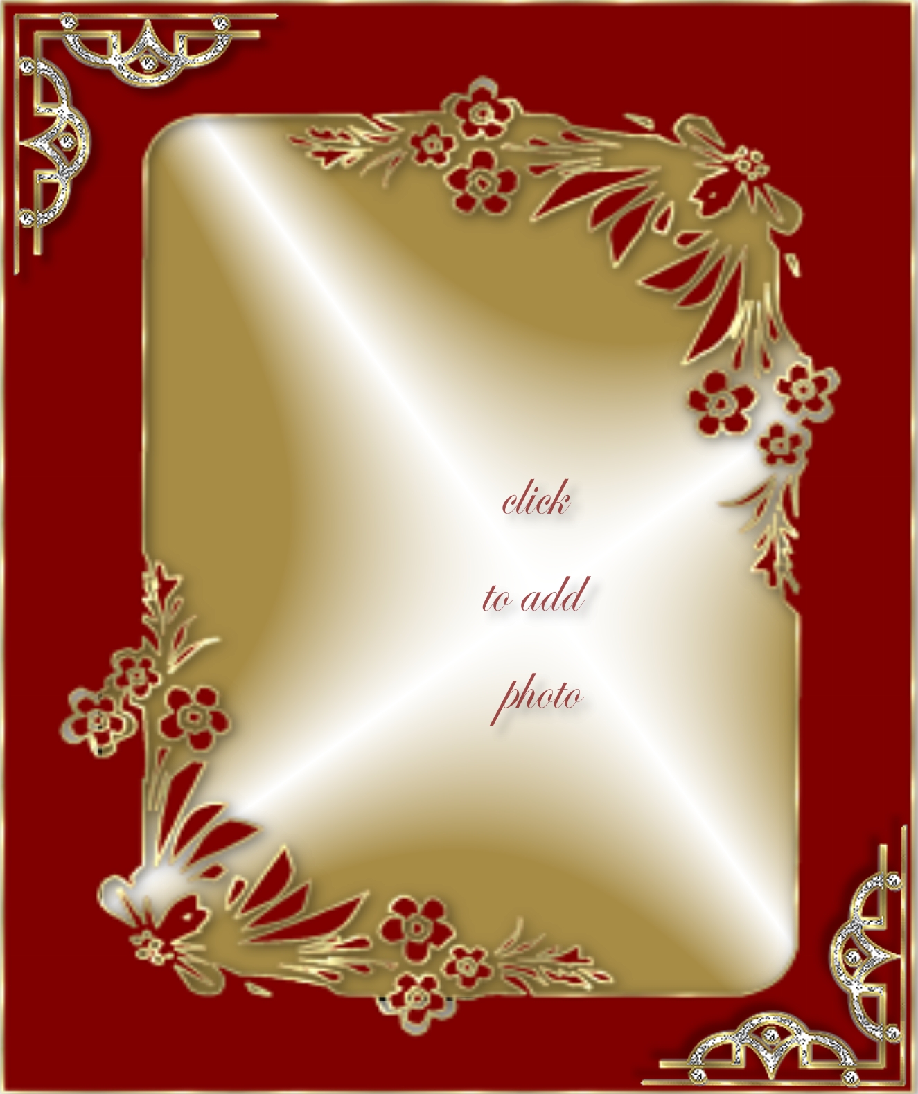 marialedesma1958's Picture Frames - 2011 December - Red And Burgundy ...