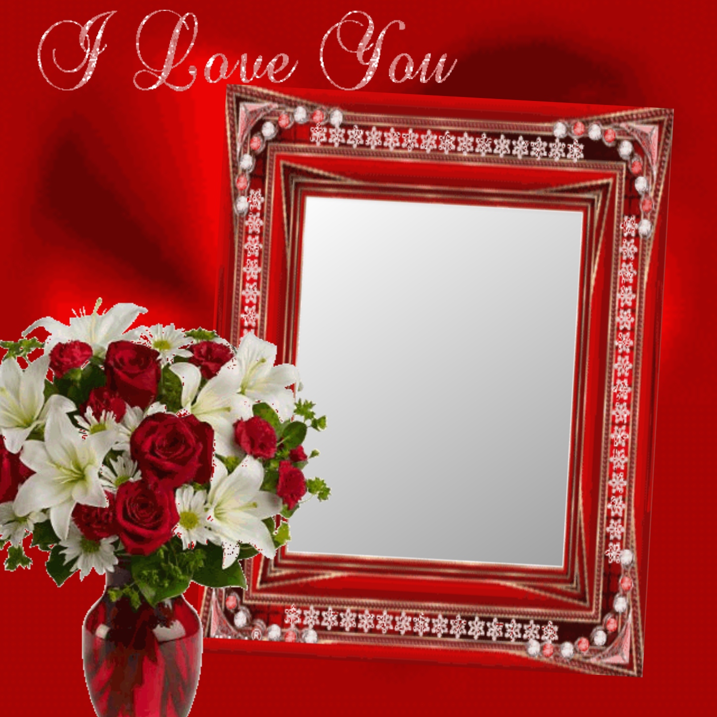 Maria Duran's Kimi Frames - 2010 March - red frame Esamary69 i Love You - red frame Esamary69 i ...
