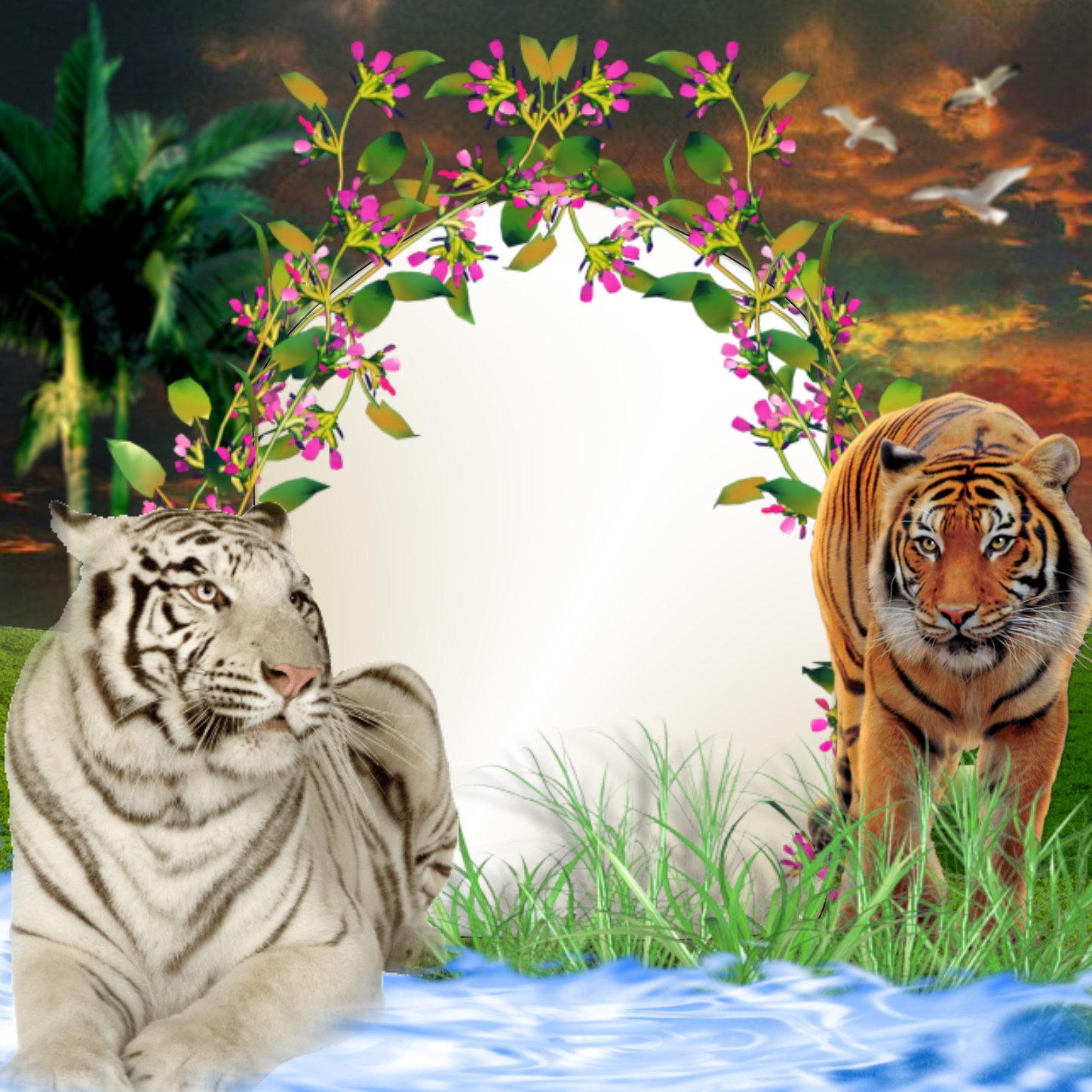 It'sMichelle's Wildlife Frames - 2017 April - Nature with Tigers ...