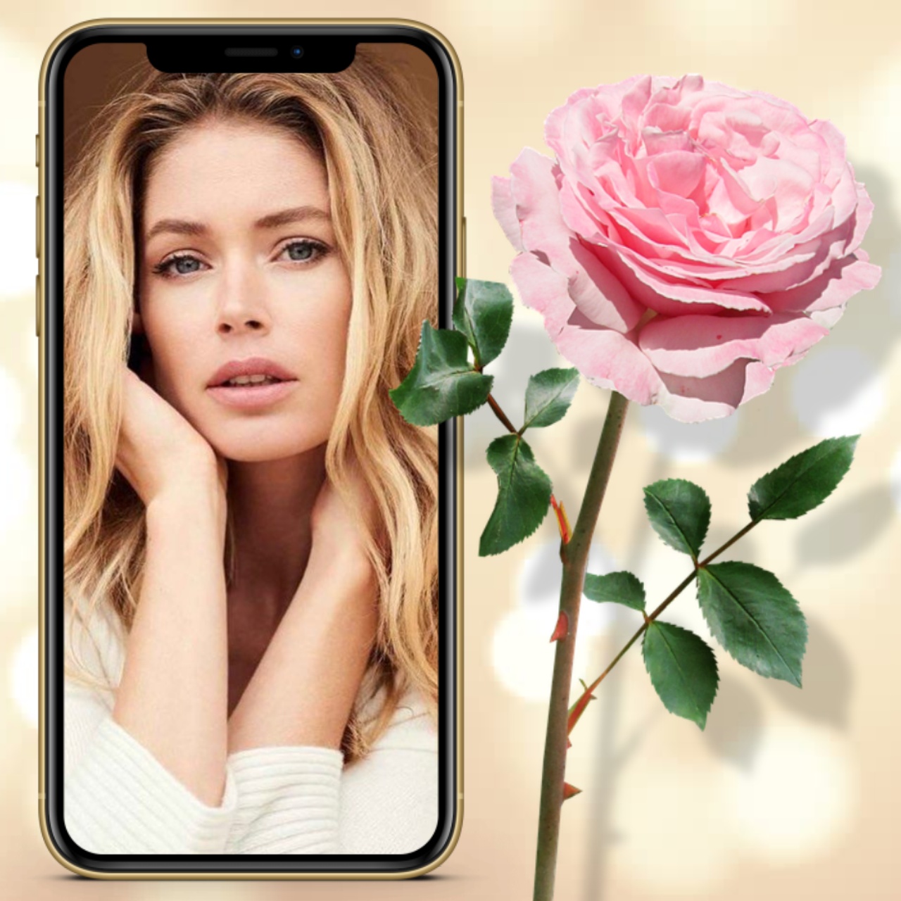 Jezebel64's Electronics 📱 - Cell Phone Jezebel64 Pink Rose Portrait ...