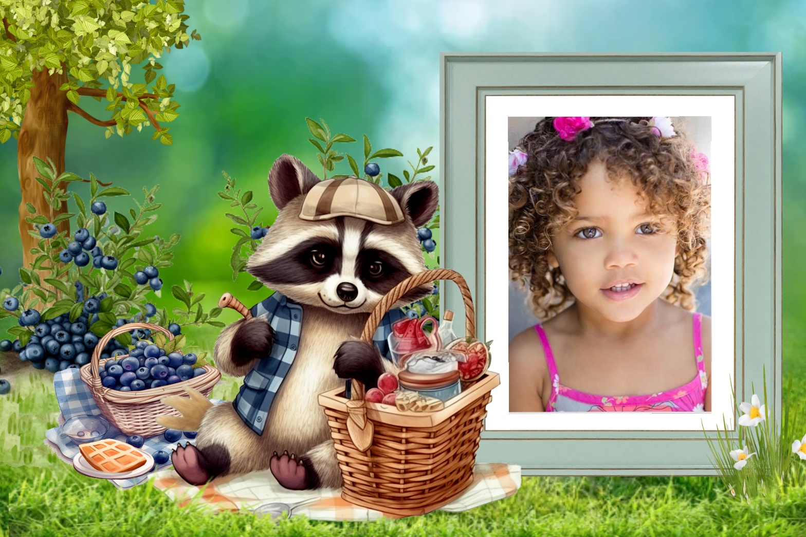 Nette's Kid Photo Frames🏄‍♀️🏂 - 2016 February - 2016 March - Cartoon ...