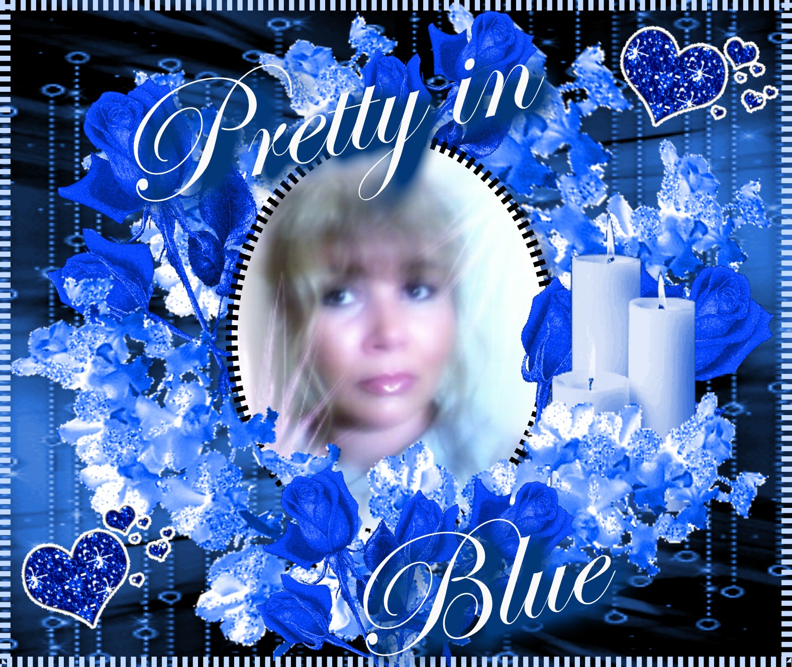 prplkises71's Picture Frames - 2008 July - Pretty In Blue animated ...